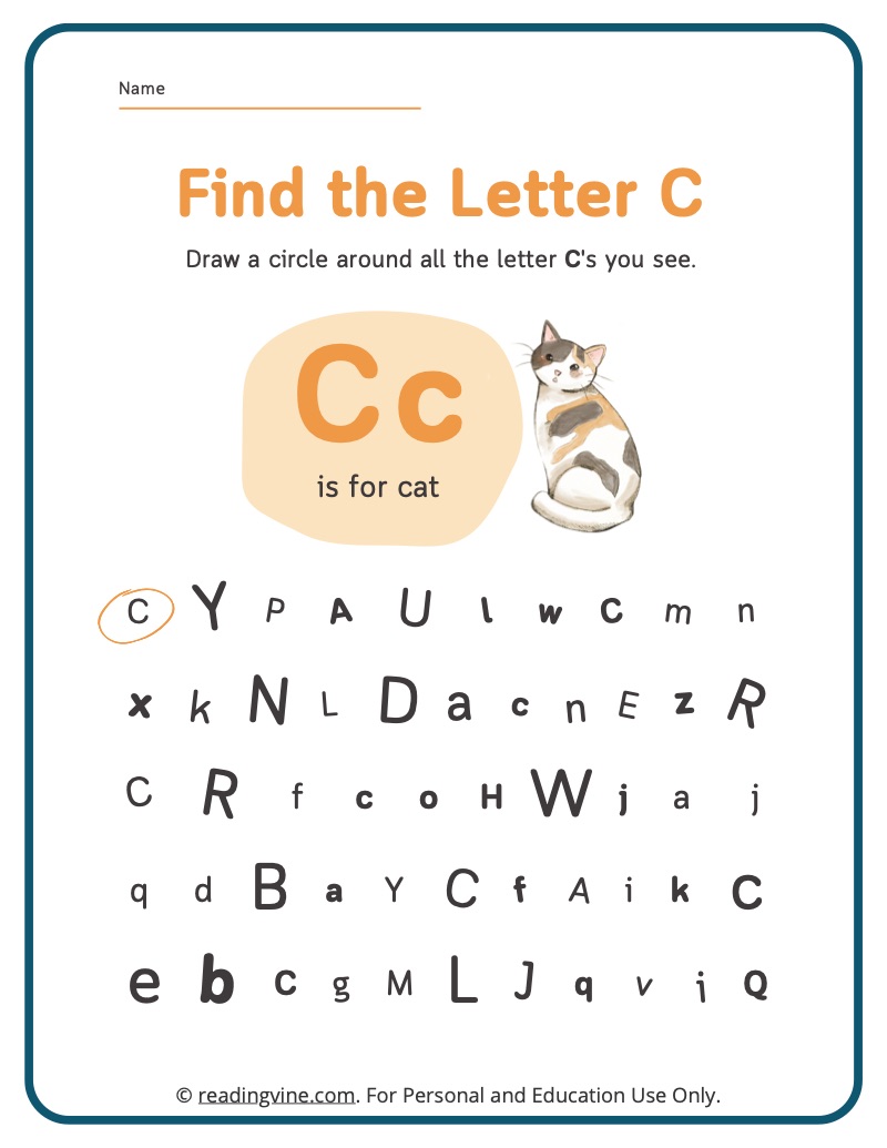 Letter C Worksheets For Preschool Free Printable Letter C Worksheets For Preschool Free Printable