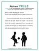 Underline the Action Verbs Reading Activity - ReadingVine
