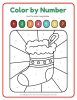Christmas Stocking Color by Number Holiday Activity - ReadingVine