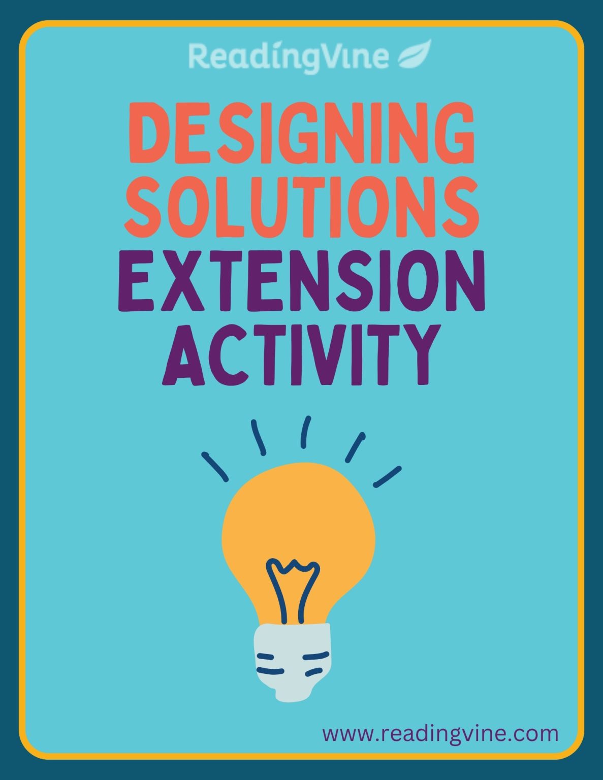 Designing Solutions Extension Activity Image ReadingVine Designing Solutions Extension Activity Image ReadingVine