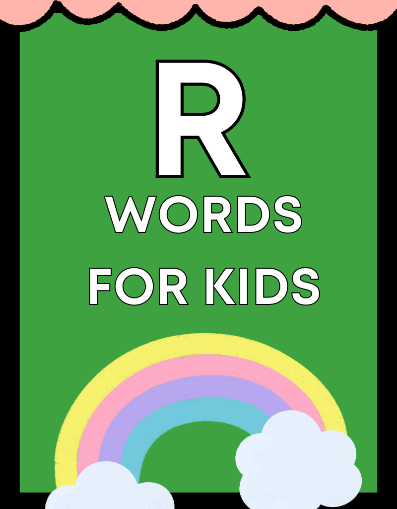 Words For Kids A Z Word Lists Free Resources